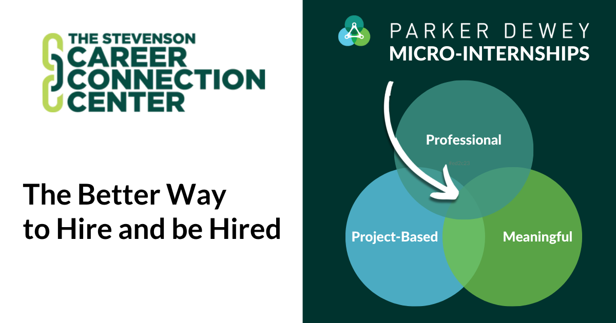 Stevenson University Students | Join Parker Dewey for Flexible, Paid ...