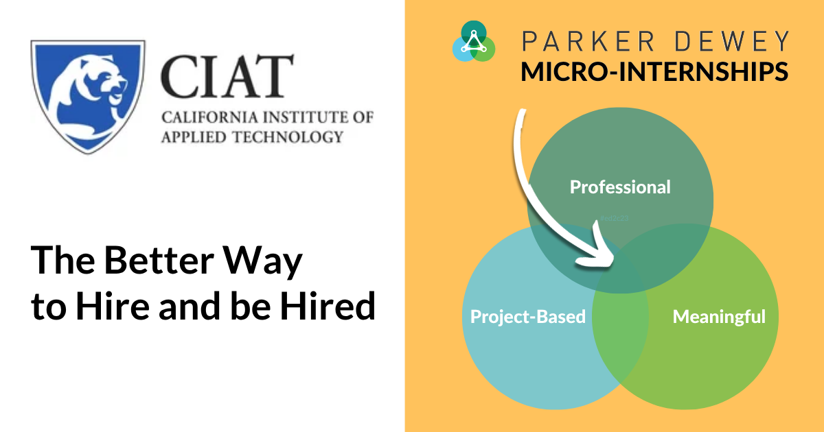 Micro-Internships for CIAT students and recent grads