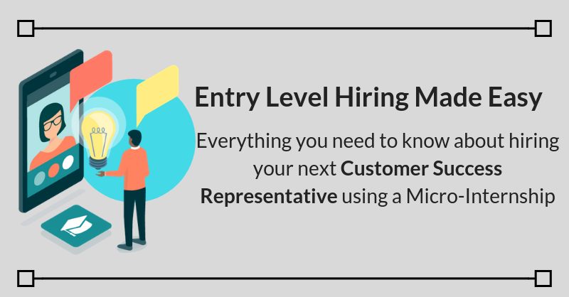 Entry Level Hiring |Customer Success Representative| Parker Dewey Resources
