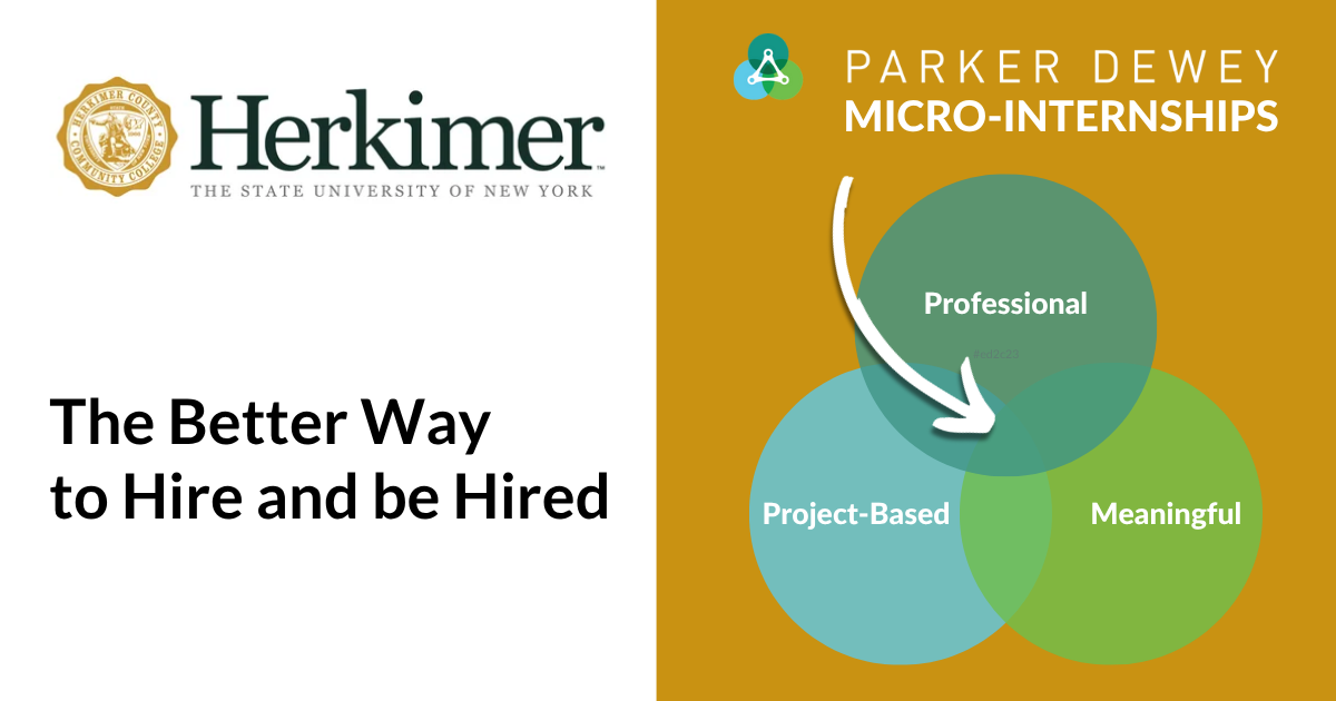 Herkimer College (SUNY) Students | Join Parker Dewey for Flexible, Paid ...