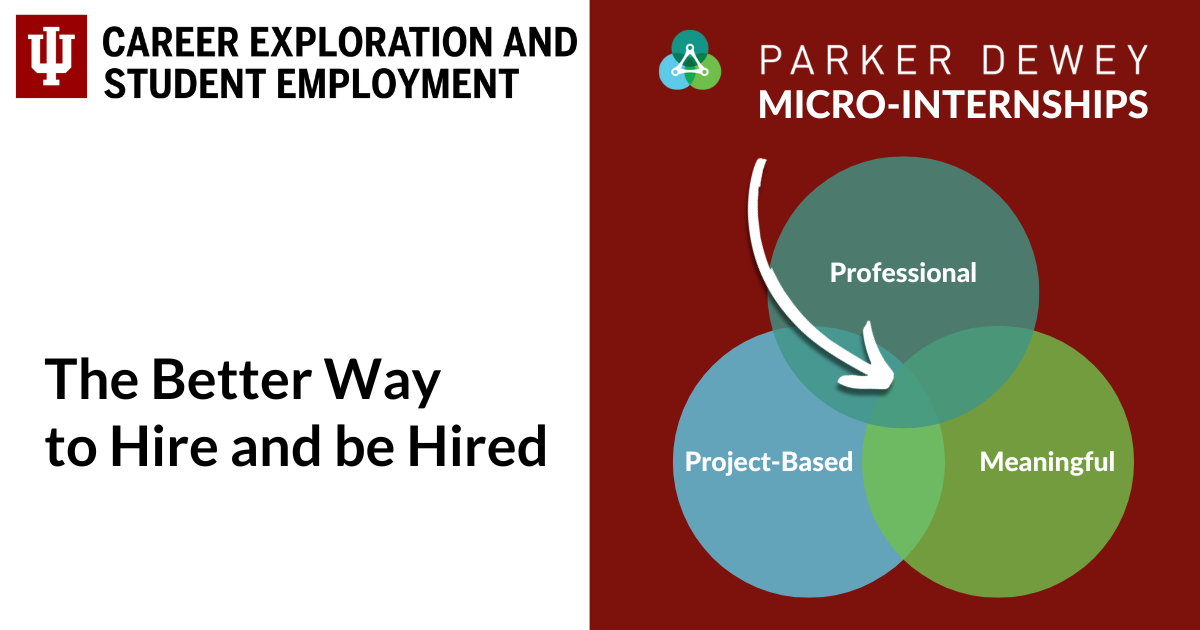 Indiana University - Career Development Center Students | Join Parker ...