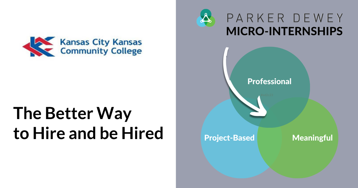 Kansas City Kansas Community College Students | Join Parker Dewey for ...