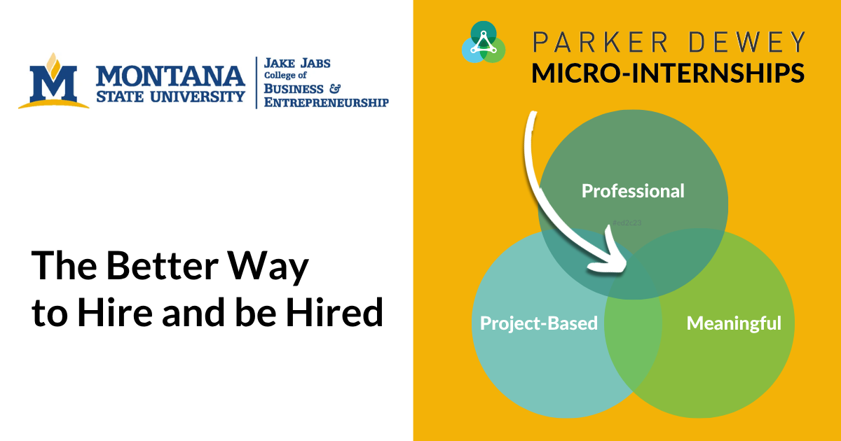 Micro-Internships for Montana State University Business ...