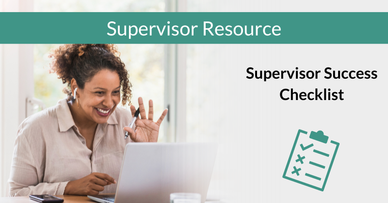 Micro-Internship Supervisor Success Checklist