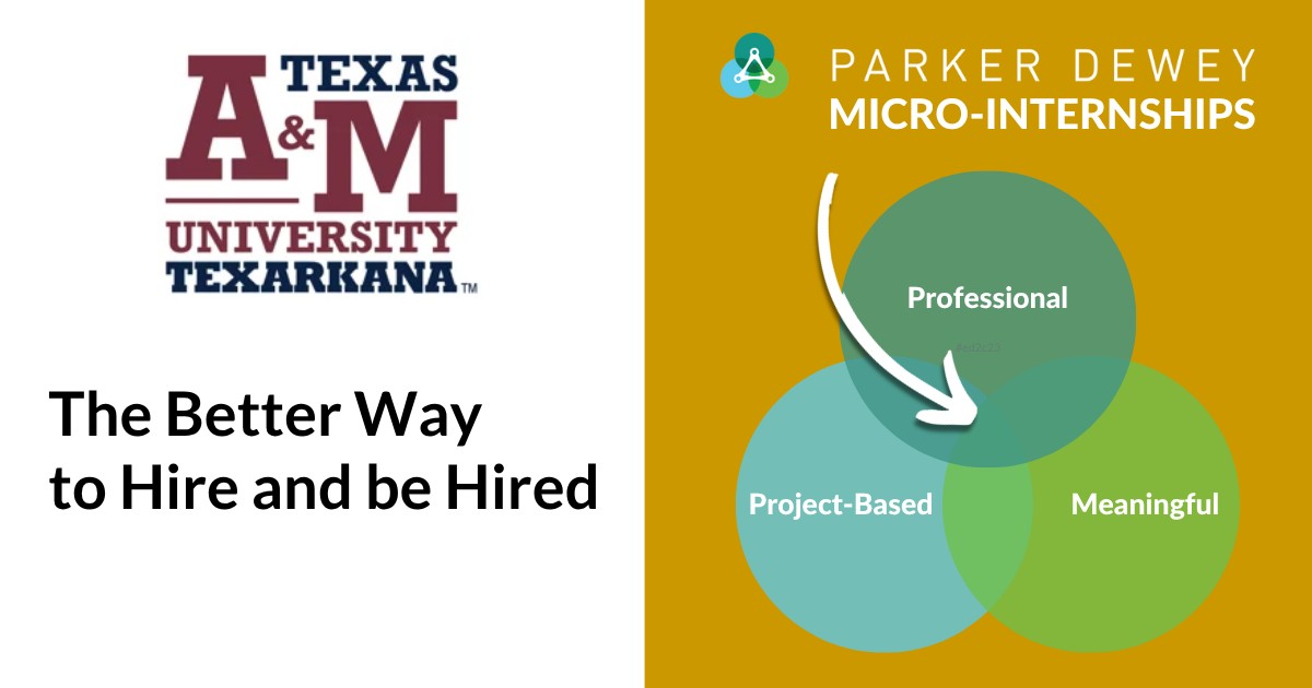 Texas A&M University-Texarkana Students | Join Parker Dewey for ...