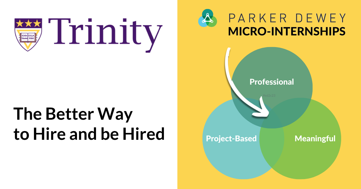 Trinity Washington University Students | Join Parker Dewey for Flexible ...