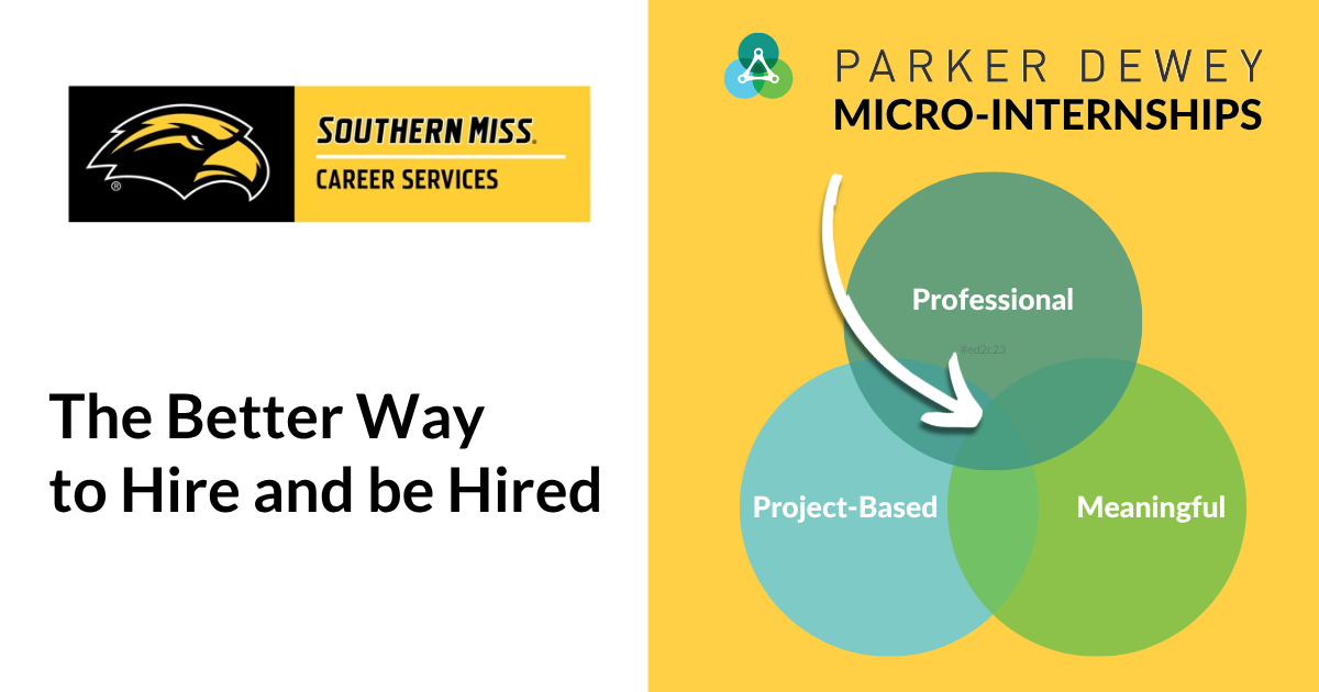 The University of Southern Mississippi Students | Join Parker Dewey for ...