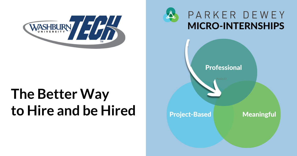 Washburn Institute of Technology Students | Join Parker Dewey for ...